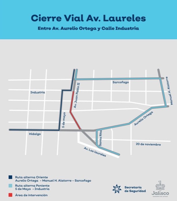 Diez rutas modificarán su derrotero por obras de la L3 - Tráfico ZMG