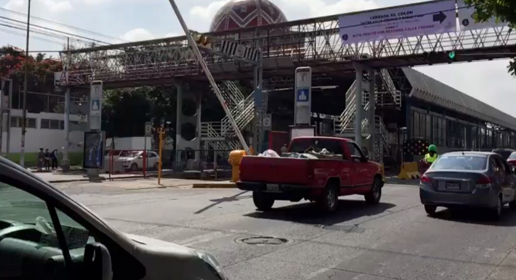 Será retirado el puente peatonal de la estación Santa Filomena ... Será retirado el puente peatonal de la estación Santa Filomena ...