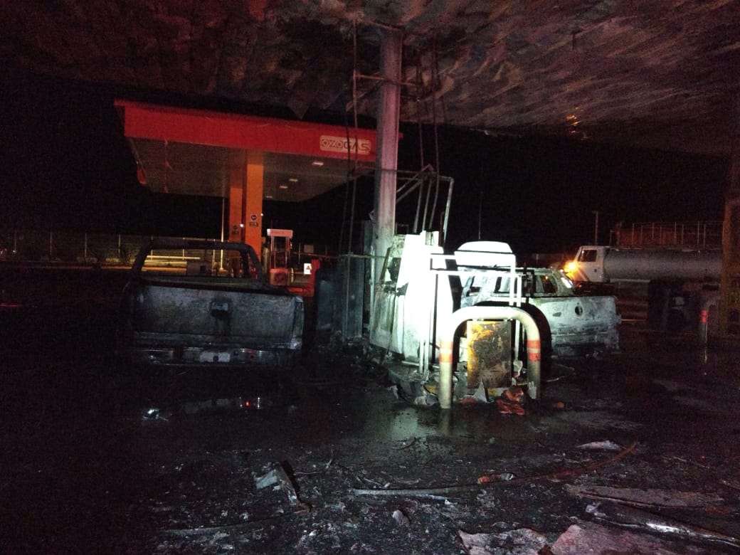 Se Registra Incendio En Gasolinera De La Carretera Ocotlán Tototlán