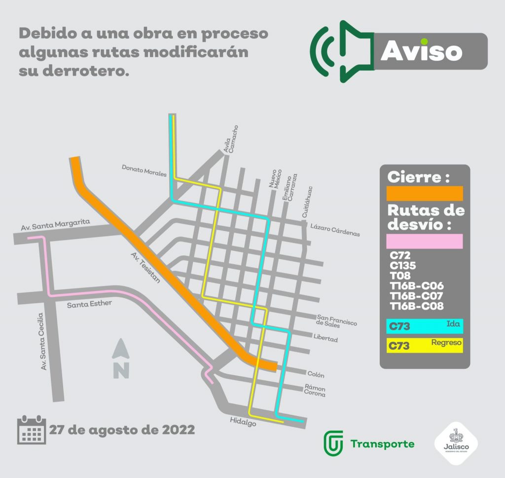 Nueve rutas se modificarán este fin de semana por obras en proceso ...