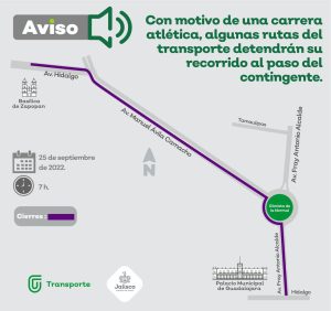 Por desfile y carreras atléticas, transporte público cambiará ruta ...